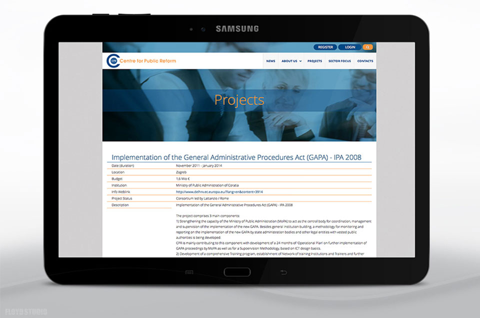 CPR website | Portfolio | FLOYD Studio - Creative Solutions Since 1996